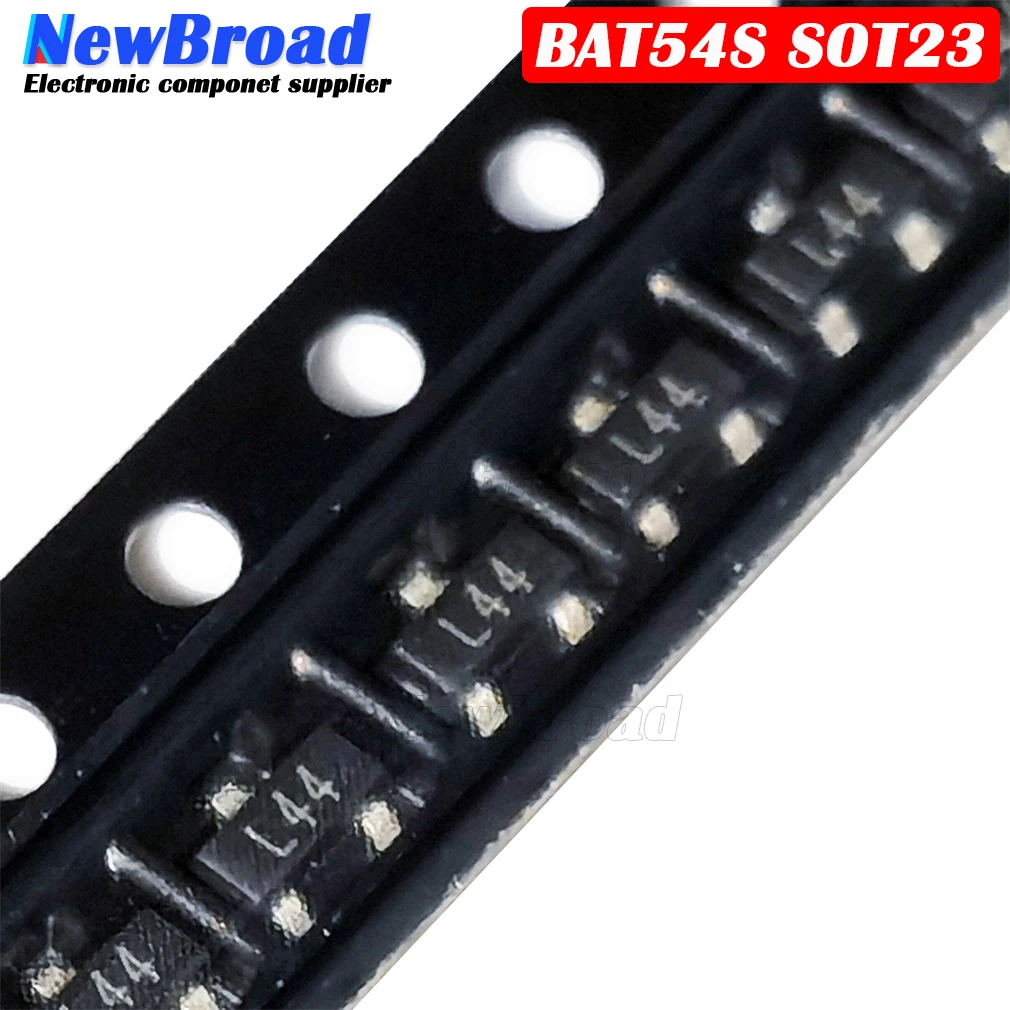 10個新ショットキーダイオードBAT54S KL4 L44 SOT23 0.2A 30v|ダイオード| - AliExpress