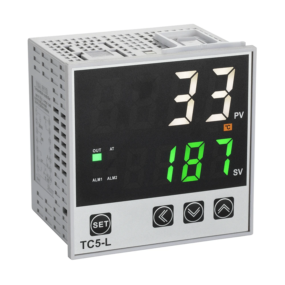 96x96mm Tc5-l Universal Input Fahrenheit Celsius Digital Pid Temperature Controller Output Ssr ...