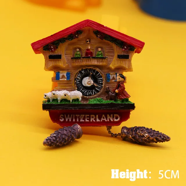 Large size German cuckoo clock magnetic refrigerator magnets collection ...