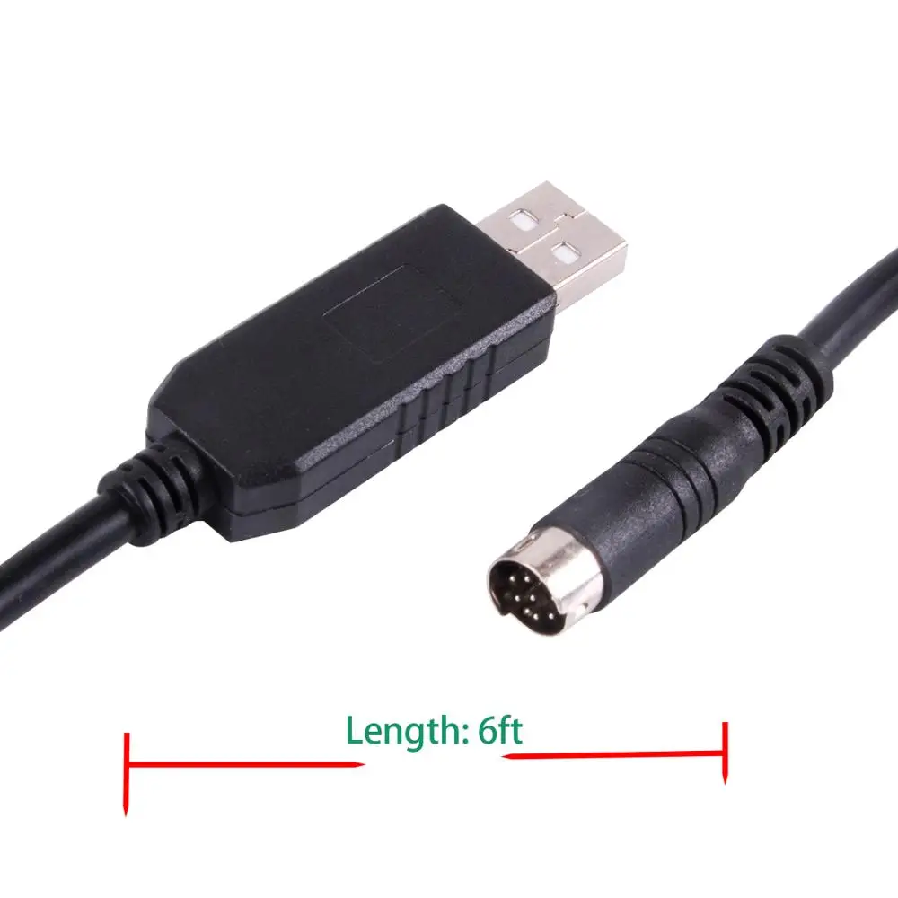 Cabo Conector Sem Fio Ftdi Usb Ttl Mini Din Para Bateria Irobot Roomba ...