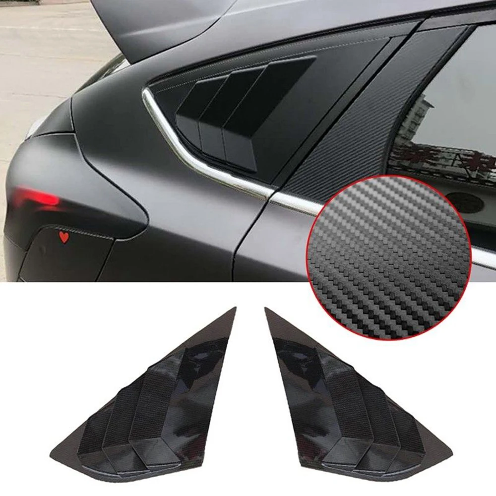 Auto-Car-Rear-Window-Louvers-Carbon-Fiber-Car-Rear-Window-Blinds-Side ...
