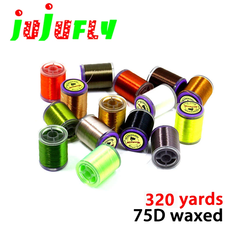320yards-spool-75D-high-tensile-nylon-fly-tying-thread-smooth-waxed-8-0 ...