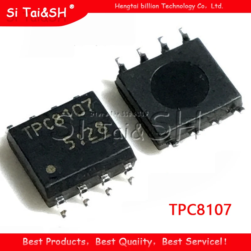 10 piezas TPC8107 8107 SOP 8 batería de litio de protección IC MOS tubo ...