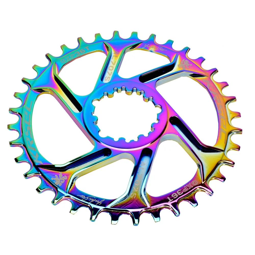 Narrow Wide Bicycle Rainbow Chainring 32t-38t Mountain Bike Chainwheel ...
