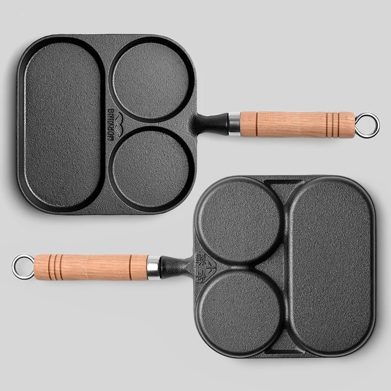 Multi-function-breakfast-frying-pan-uncoated-pure-cast-iron-pan-healthy ...