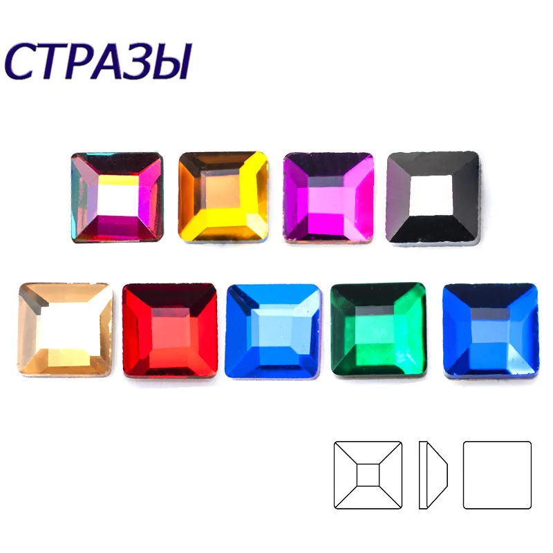 3mm-20pcs-Super-Bright-Japan-Glass-Strass-Square-Shape-Rhinestone ...