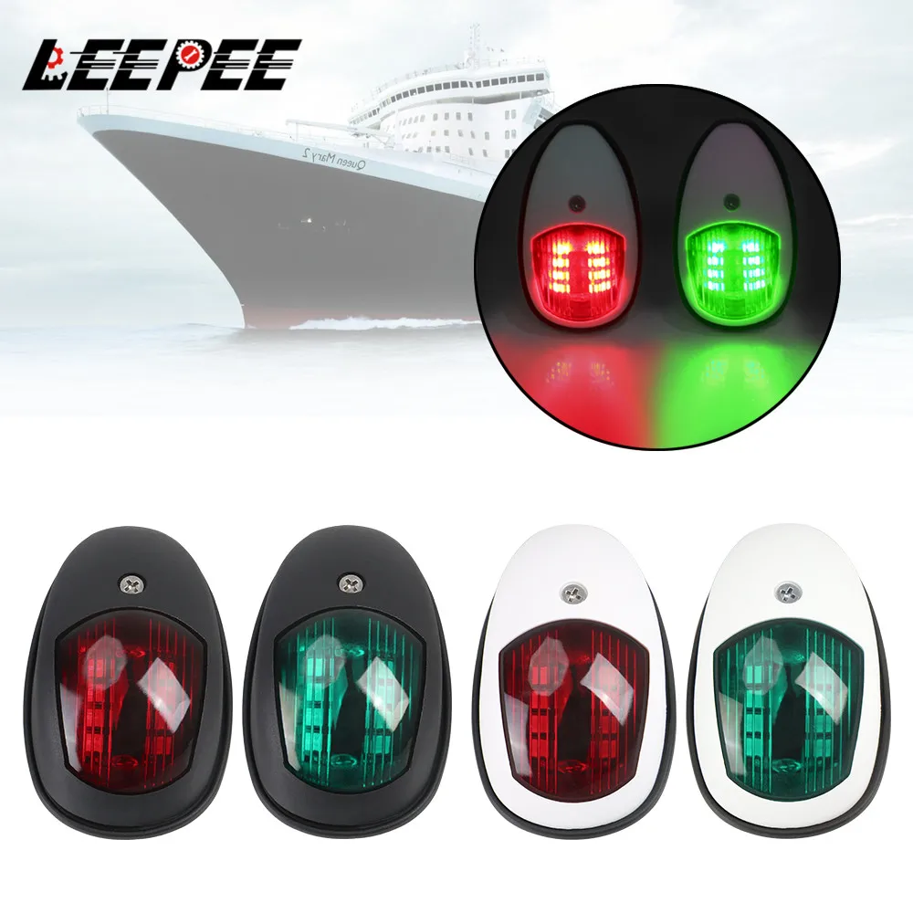 10-30V-LED-Navigation-Light-Signal-Warning-Waterproof-Lamp-Starboard ...