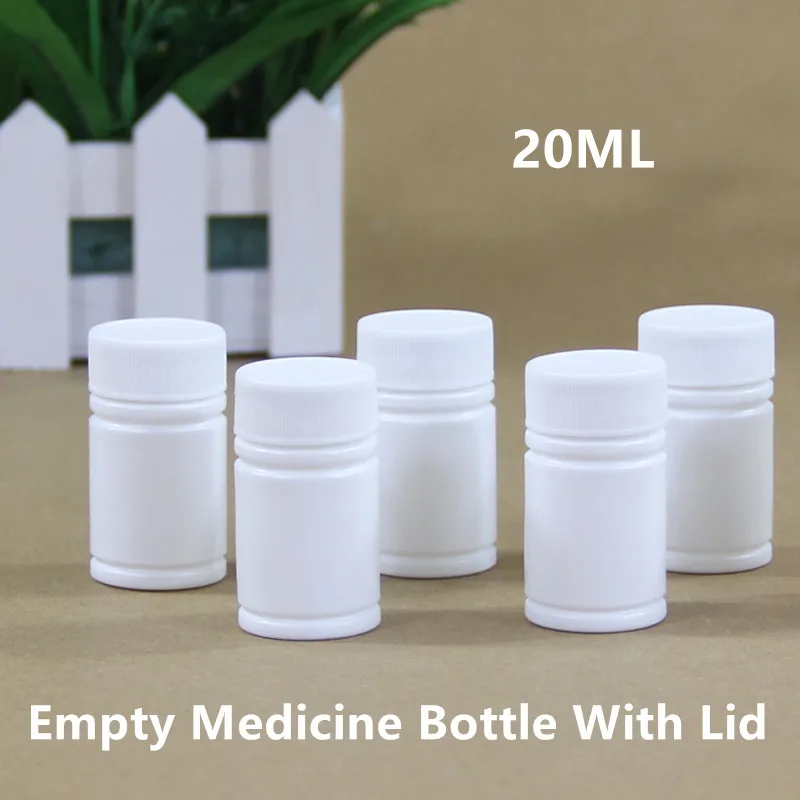 100Pcs-20ML-Small-Round-Bottle-With-Screw-Cap-Medicine-Pill-Capsule ...