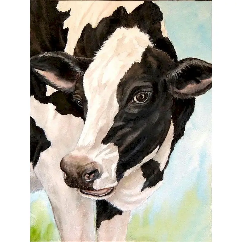 Holstein Cow Face Painting