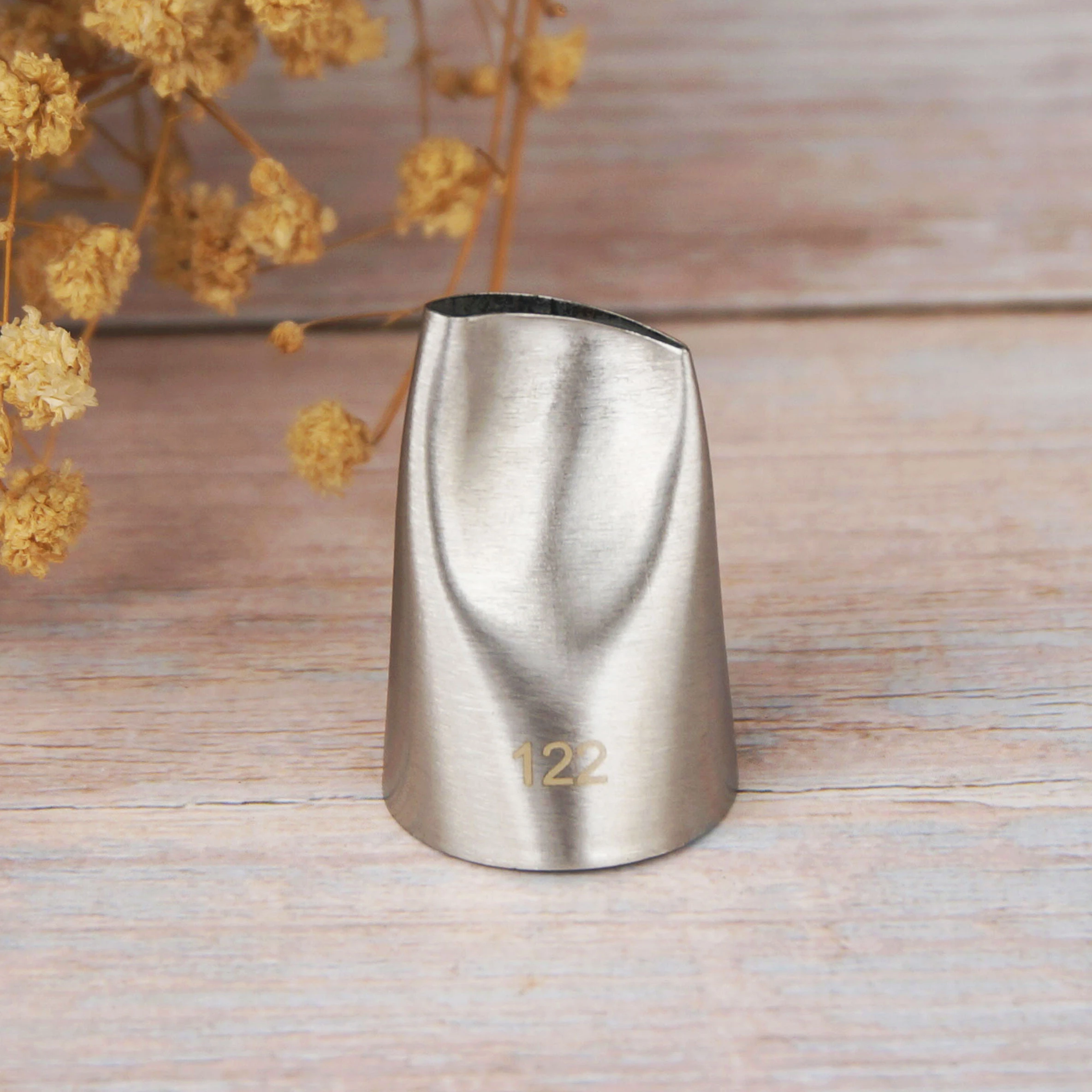 #122 Rose Petal Piping Nozzle Cake Decorating Icing Tip Stainless Steel ...