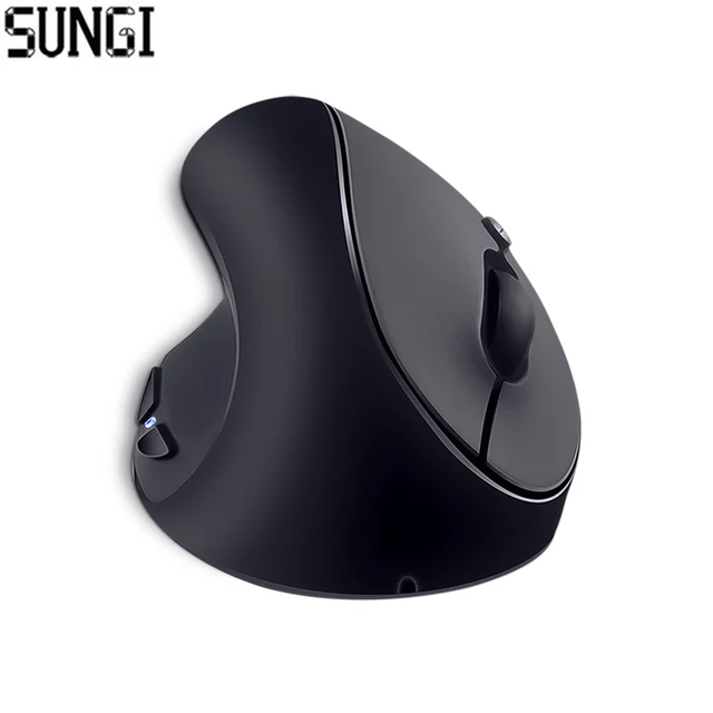 SUNGI Left Hand Use Vertical Mice Wireless Vertical Mouse Ergonomic ...