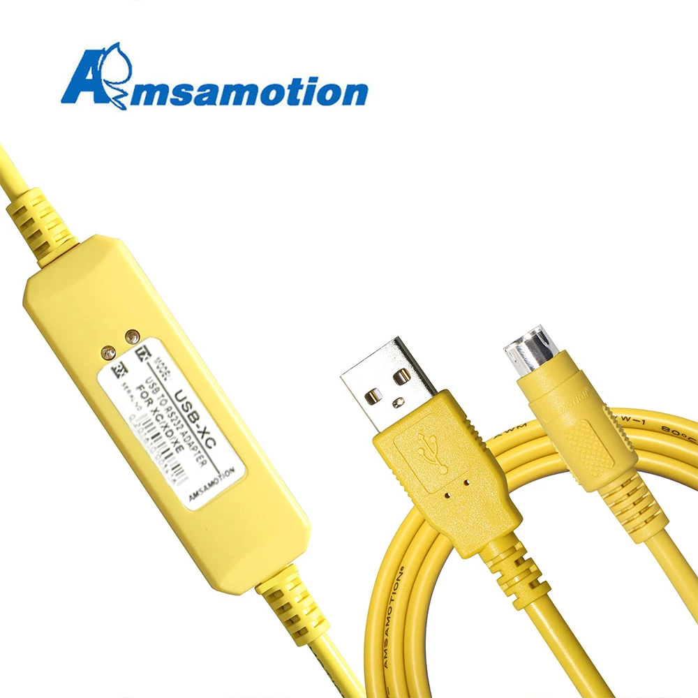 Xinje xc1 xc2 xc3 xc5 시리즈 plc 프로그래밍 케이블 통신 데이터 usb 케이블에 적합한 amsamotion ...
