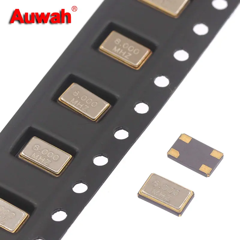 Resonador de oscilador de cristal pasivo SMD, 5032, 8MHz, 8.192MHz, 10MHz, 11,0592 MHz, 12MHz ...