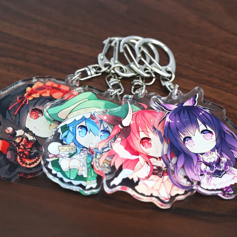 Kurumi Tokisaki Keychain | Keychains Date Live | Acrylic Keychains ...