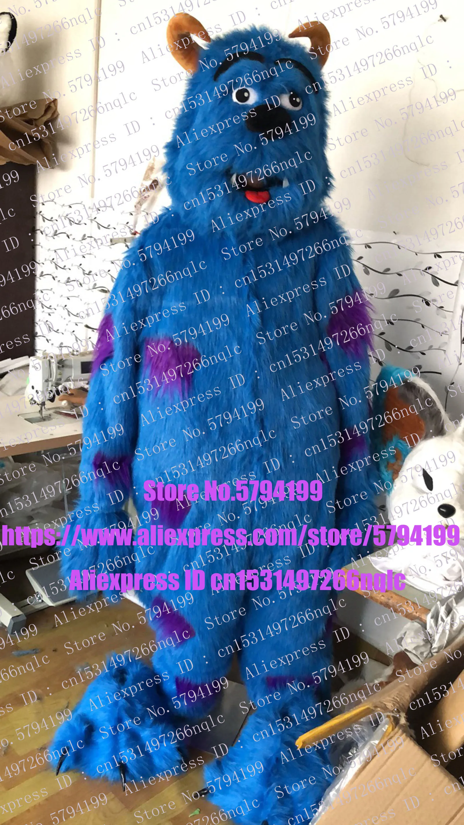Mavi-MONSTER-canavar-Fursuit-maskot-kost-m-yeti-kin-karikat-r-karakter-k-yafet-Suit-200.jpg