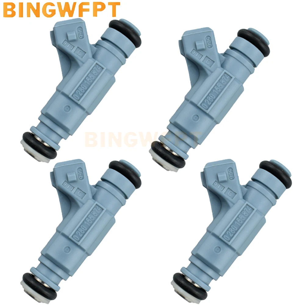 4PCS NEW Fuel Injector OE 0280155874 06A906031K High Flow Rate Engine ...