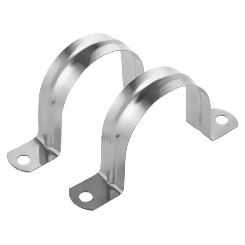2 U em forma De Tubo de Aço inoxidável Grampos, Half Pipe para os ...