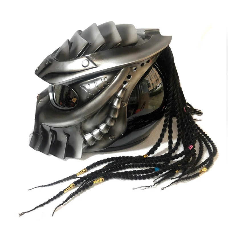 Predator Full face motorcycle helmet Alien Cycling helmet – SmeshMega.com