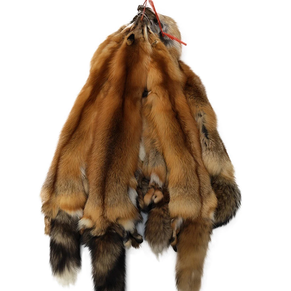 Red-fox-low-price-skin-for-blanket-China-Factory-natural-color-fox-fur ...