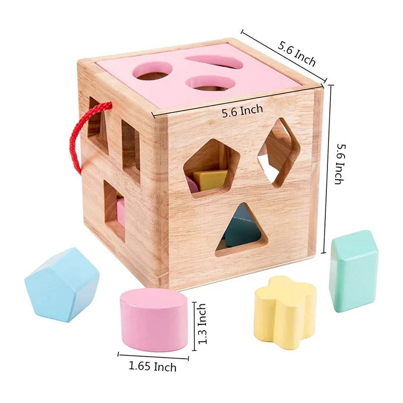 Shape Classification Box Toys Children Color Recognition Cover for ...