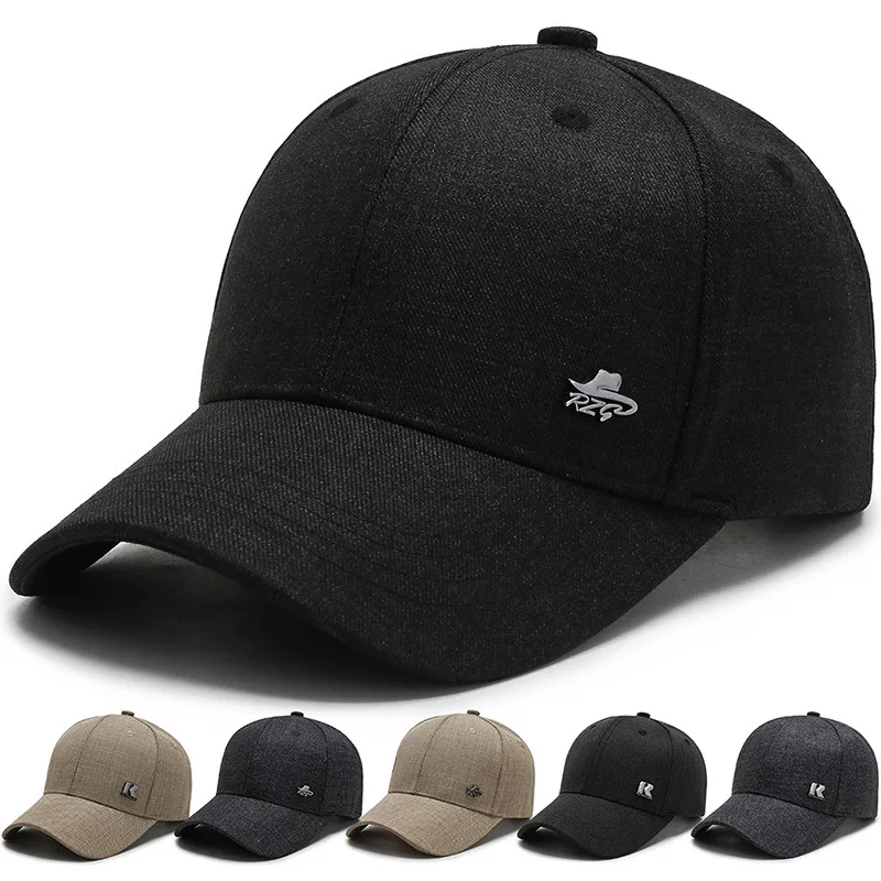 New fashion baseball caps simple casual baseball cap outdoor shade dad ...