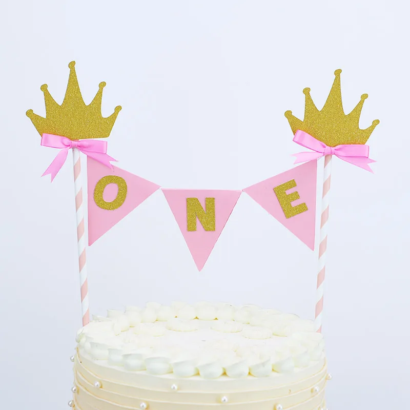 Flash Paper Cake Topper Banner Baby Birthday Decorations Birthday Party ...