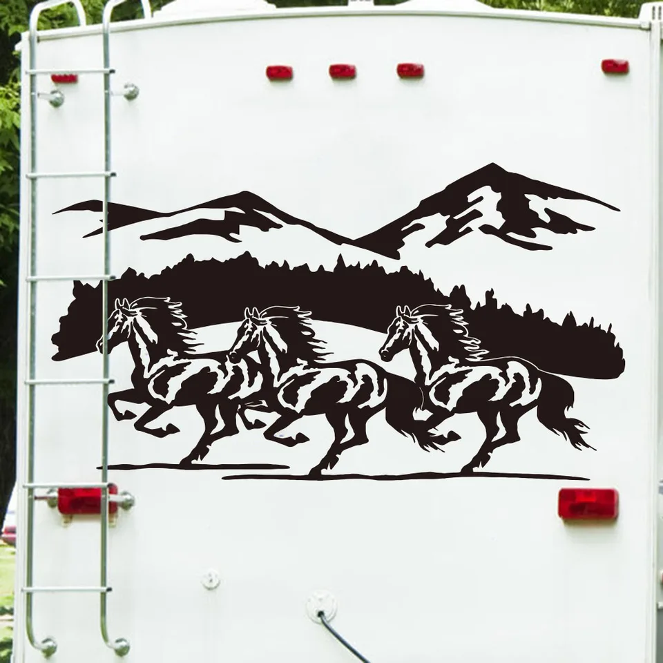 Classic Horse Trailer Decals