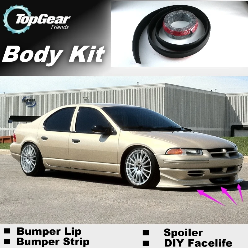 Bumper Lip Deflector Lips For Dodge Stratus Front Spoiler Skirt For Top ...