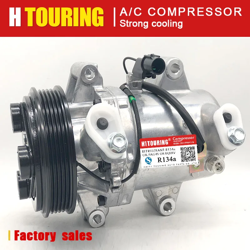 Compresor de CA de coche CR12SB para Mitsubishi L200, 2,4, 4N15, 2015 ...