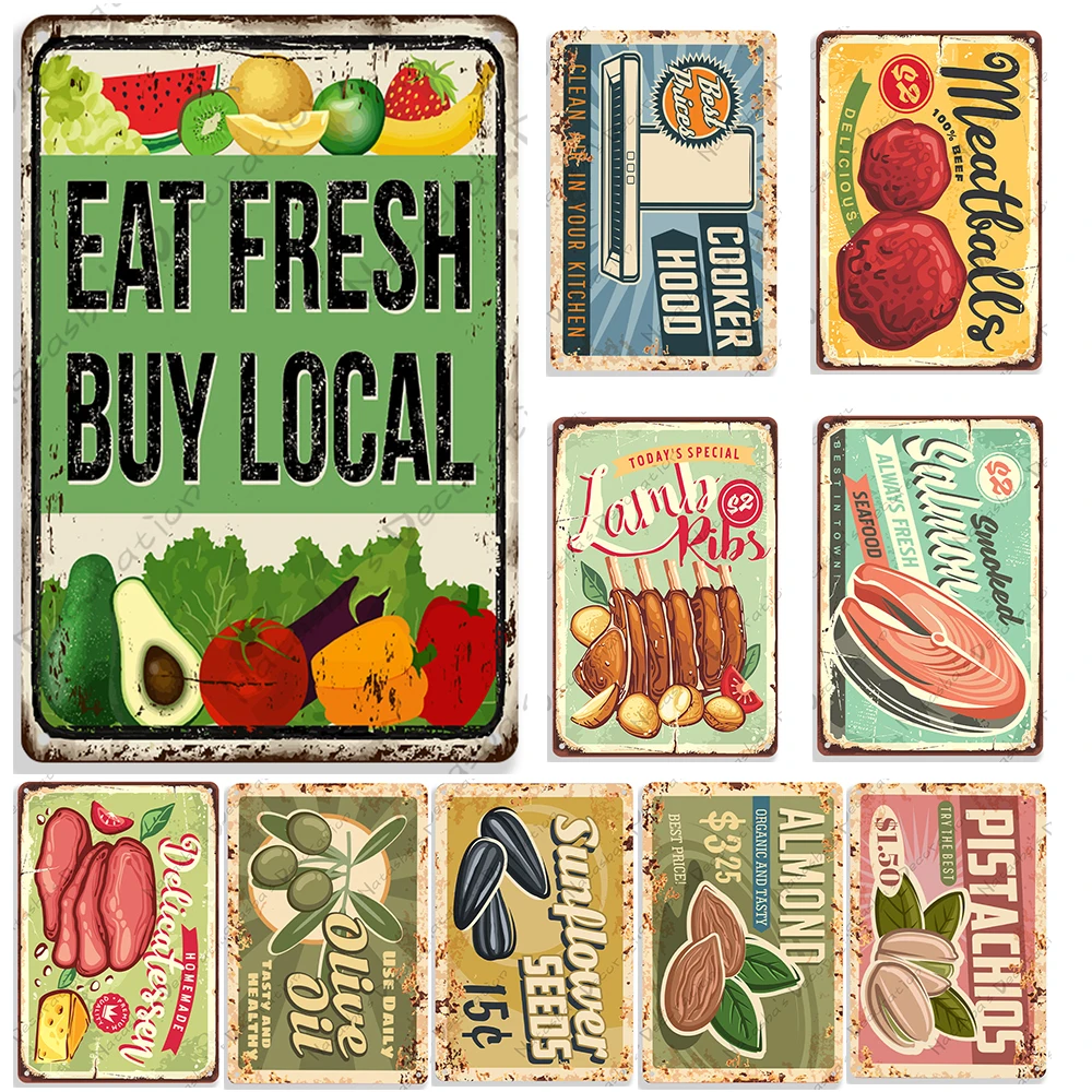 Vintage Grocery Store Signs