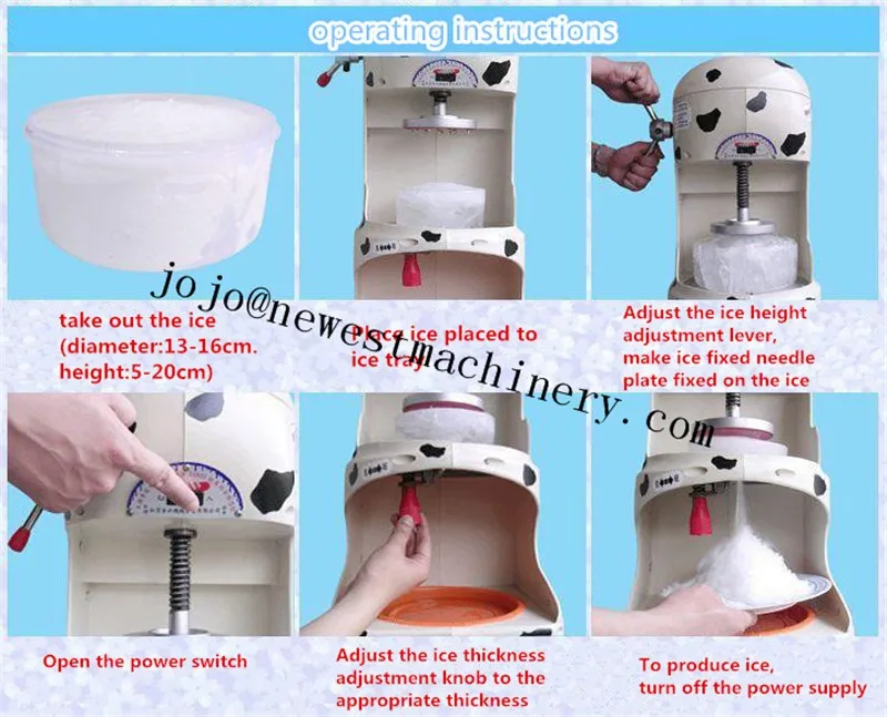 Ice Crushers continuous machine commercial milk tea shop smoothies all ...