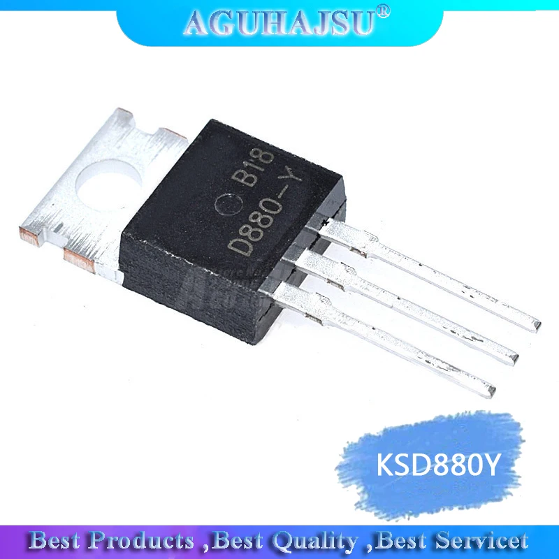 Transistor D880 KSD880Y TO 220 NPN 3A 60V nuevo original, 10 unids/lote ...