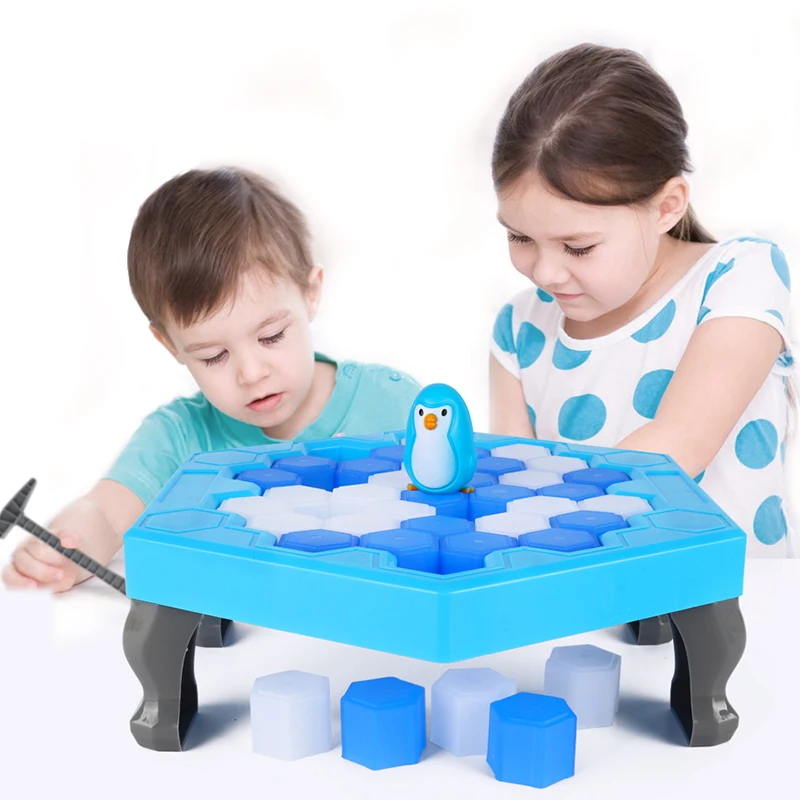 Mini Ice Breaking Save Penguin Frog Trap Activate Table Game ...