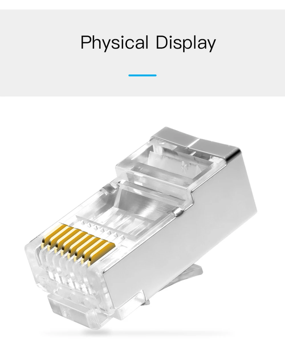 Micronet RJ45 Cable Connector-Pack