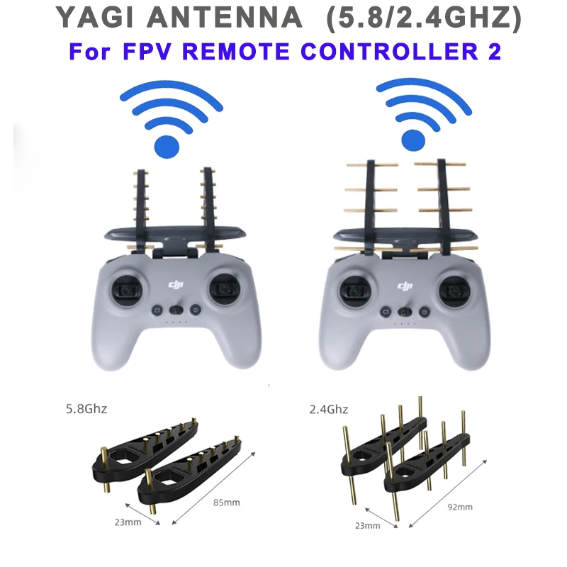 DJI FPV Remote Control 2 Yagi Antenna Accessories For DJI FPV Signal ...