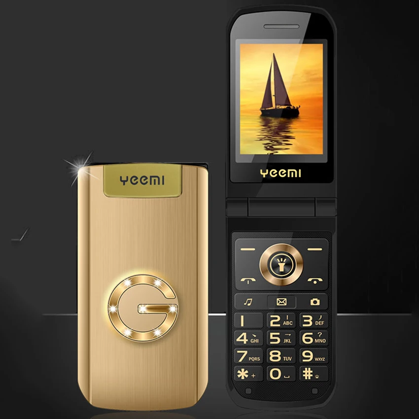 Flip Metal Senior Phone Big Keyboard/ Sound Old People/ Man Cell Phone ...