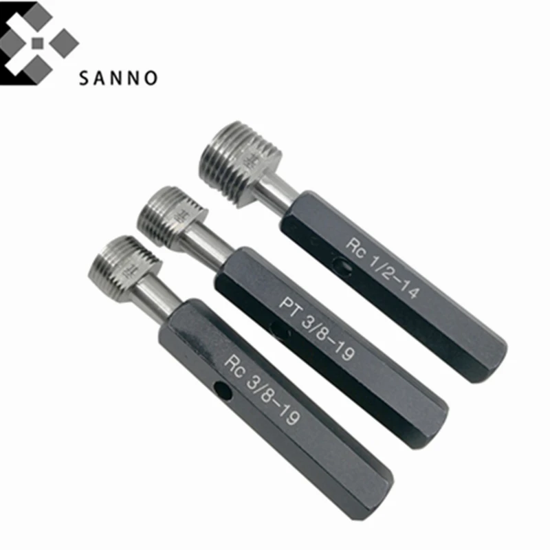 RC1/8 - RC2 นิ้วภายในPlug Gauge Taperท่อPlainสกรูGo Nogo Gages Master Plug Gauges