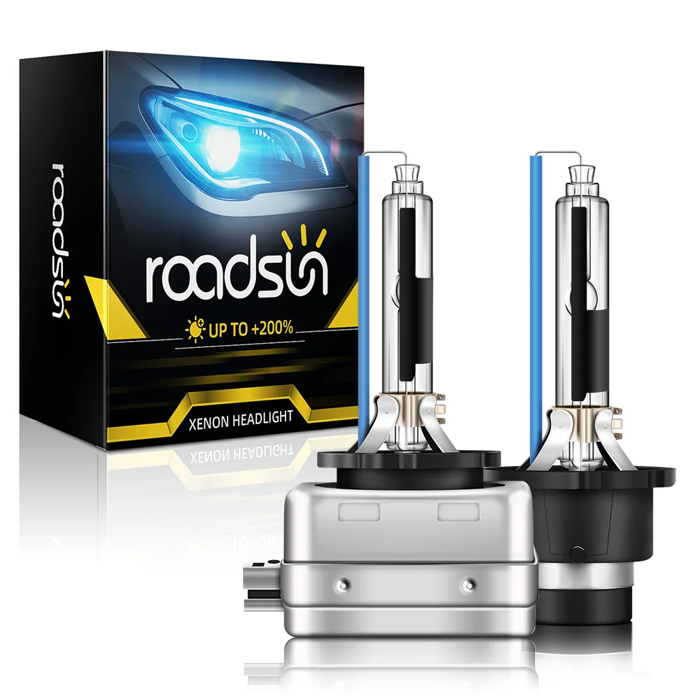 Roadsun bombilla de Xenón HID para coche, faros delanteros de 12V, 35W, D1S, D2S, D3S, D4S, D1R ...