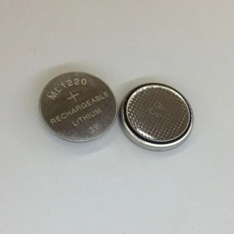 2PCS/LOT ML1220 1220 rechargeable Battery 3v