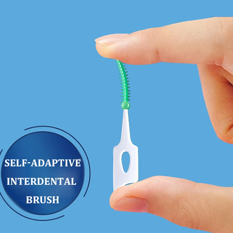 40pcs-silicone-interdental-brush-refill-tooth-pick-cleaning-between ...