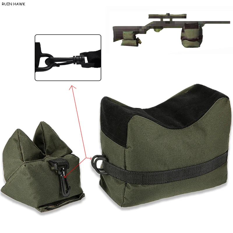 Portable-Sniper-Shooting-Gun-Rest-Bag-Set-Front-Rear-Rifle-Target-Bench ...