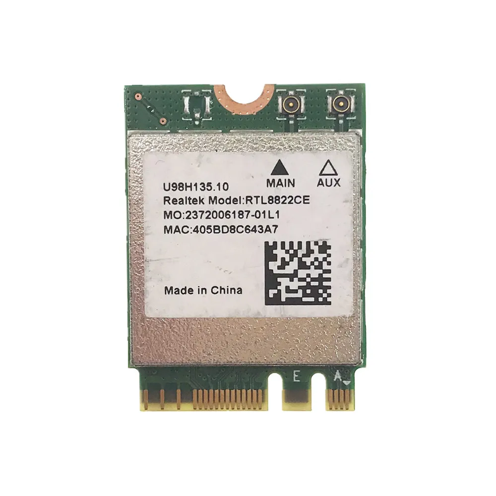 Realtek RTL8822CE 802 11AC 867Mbps WiFi Bluetooth 5 0 NGFF Card jpg Realtek RTL8822CE 802 11AC 867Mbps WiFi Bluetooth 5 0 NGFF Card jpg