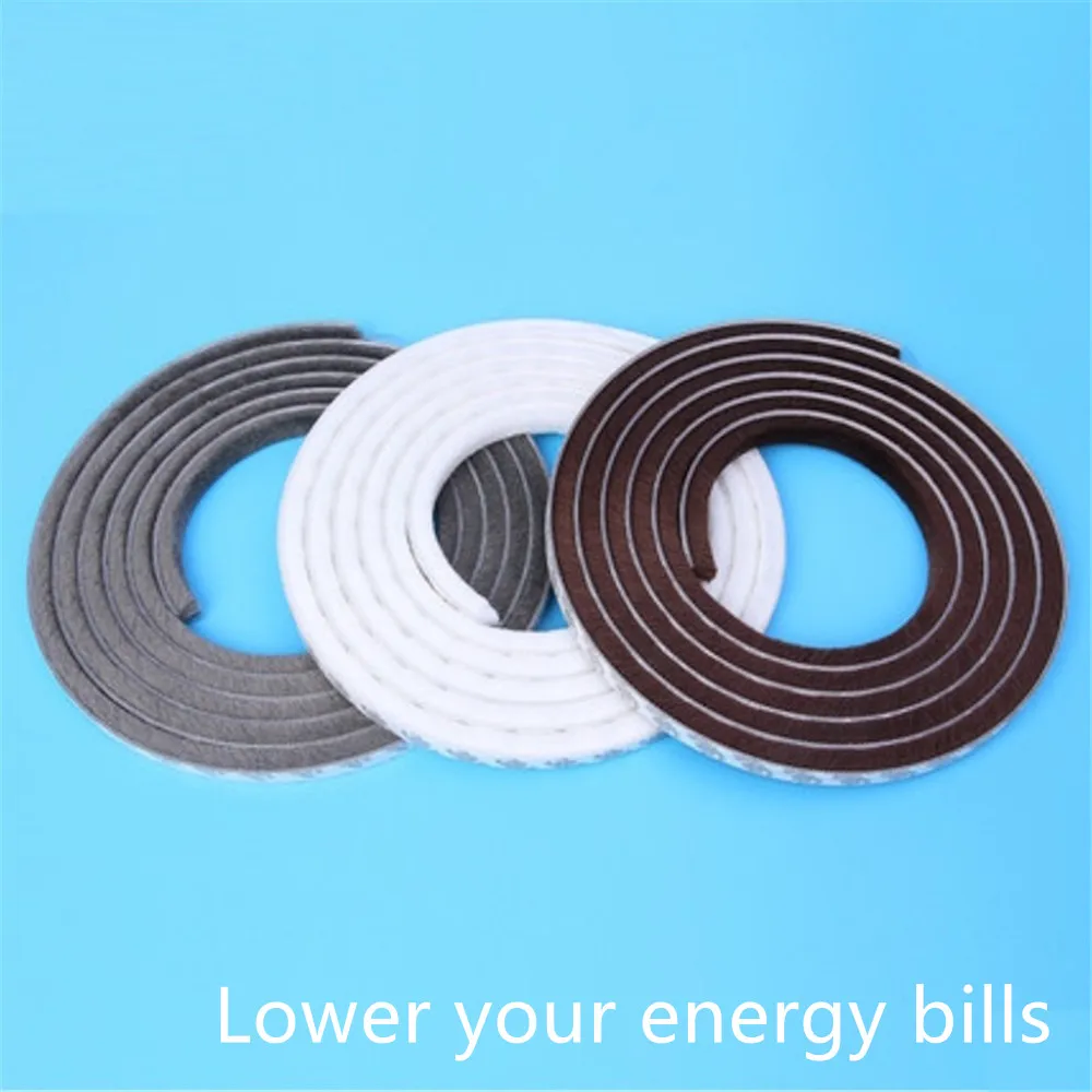 Self-adhesive Sealing Strip Felt Draught Excluder Wool Pile Seals ...