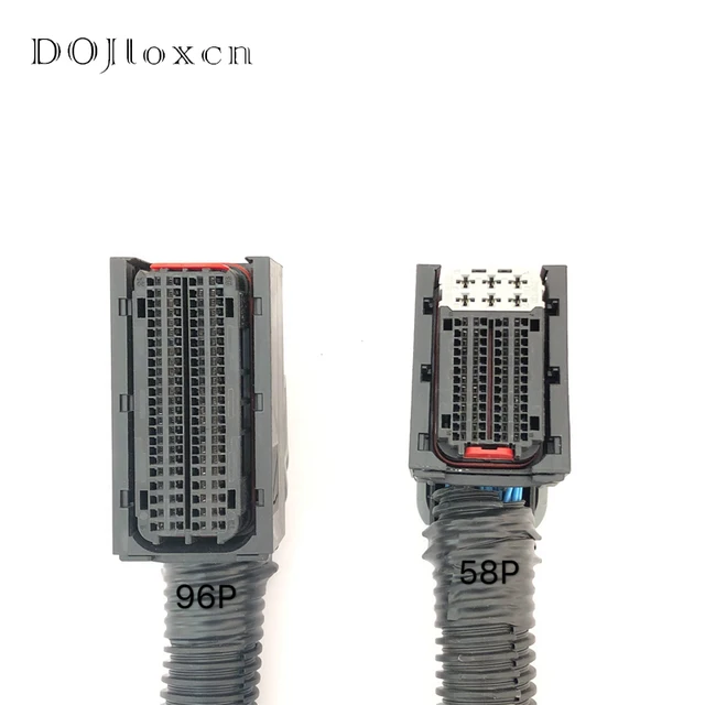 1 Set 58 96P Delphi Ecu Connector Auto Pc Tábla Aljzat, Teljes Csap ...