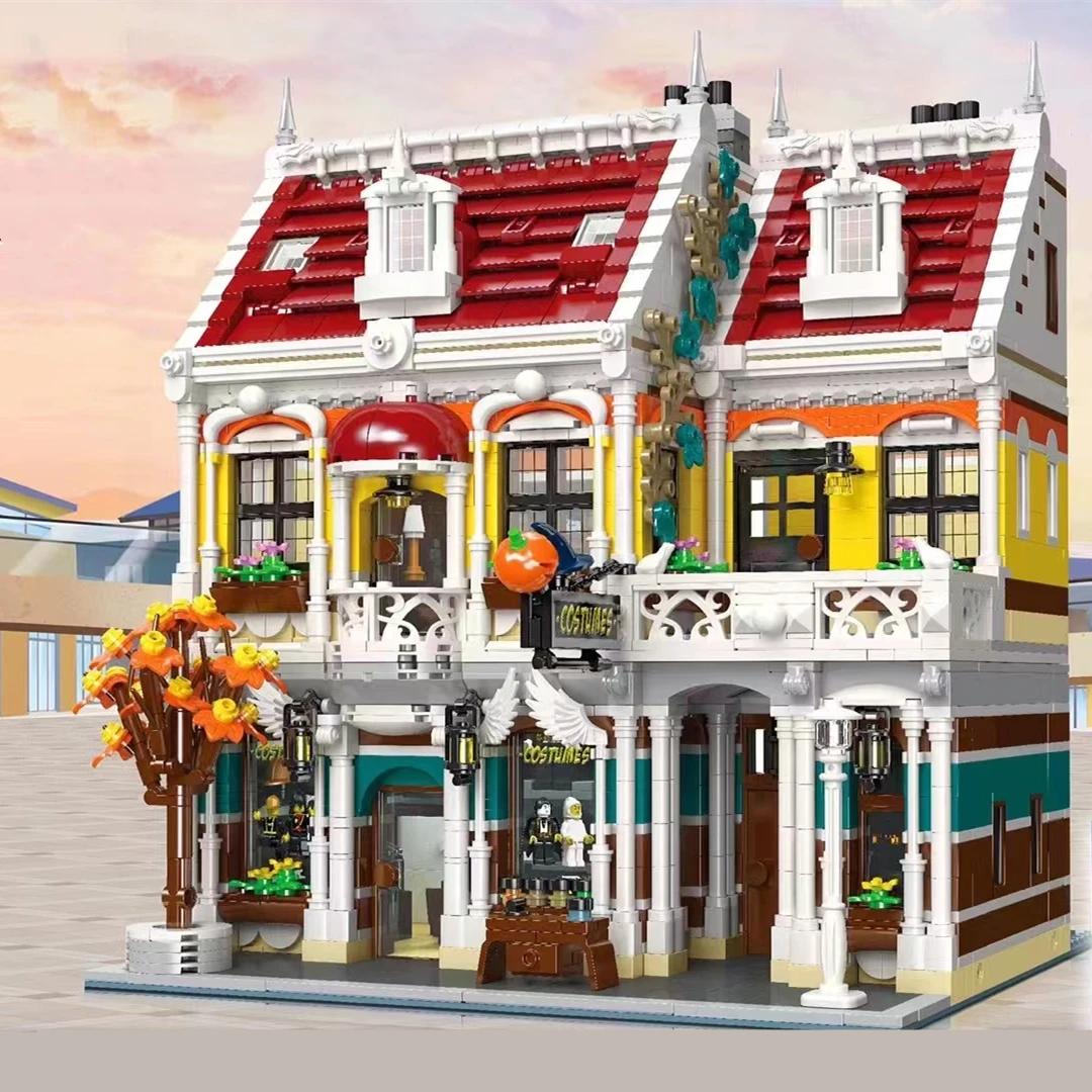 JIESTAR Creative Street View Clothing Store 89131 Moc Bricks Modular ...