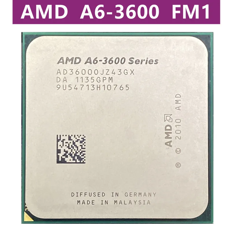 Amd A6-series A6-3600 2.1ghz 4m 65w Quad-core Processeur D'unité ...