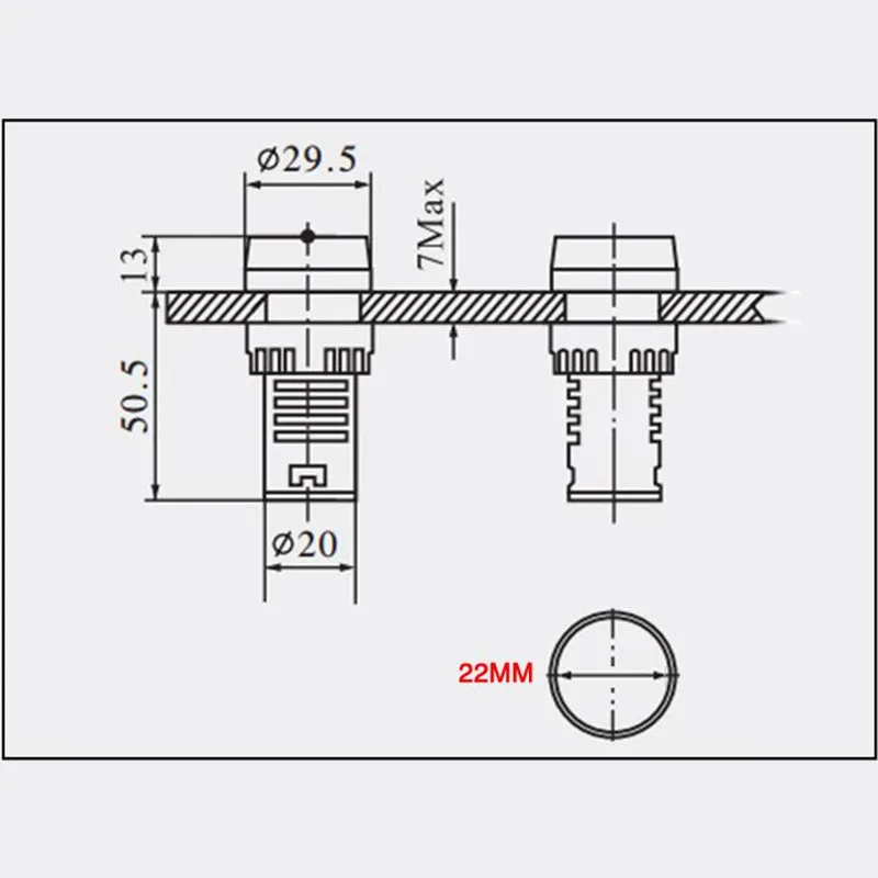 1 шт. AD16-22SM 12V 24V 110V 220V 380V 22 мм флэш-сигнал светильник ...