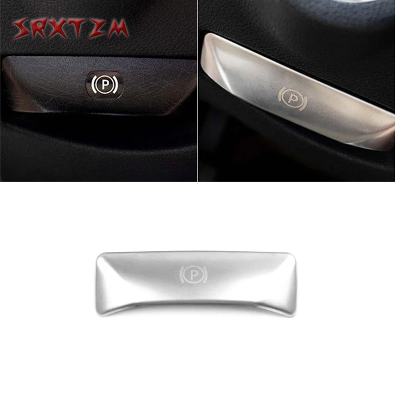 Car-Styling-Foot-Brake-Release-Switch-Trim-Sticker-Stainless-Steel-For ...
