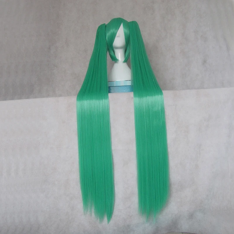 Vocaloid miku verde dam menina cosplay perucas de fibra de alta ...