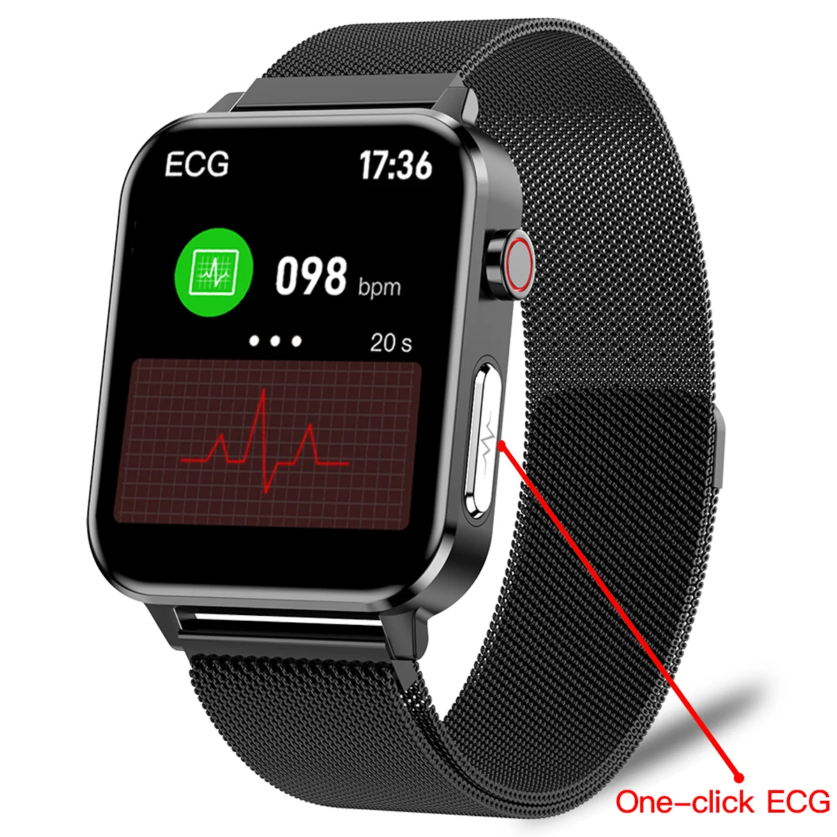 2021 New Ecg+ppg Men Smart Watch With Body Temperature Heart Rate Blood ...